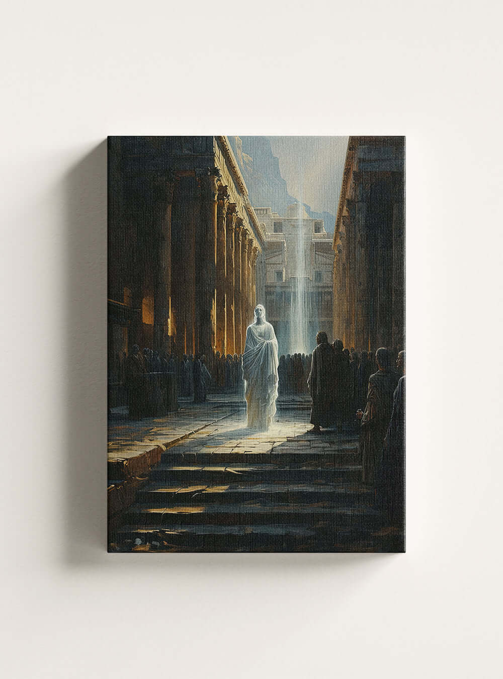 John 10:7 Unveil Religious Paintings + Bible Verse Canvas + Made with ...